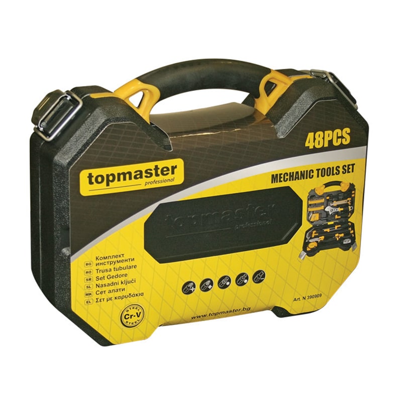 ინსტრუმენტების 48 ცალიანი ნაკრები Topmaster 390909 – ყიდვა ყველაზე იაფად ან განვადებით