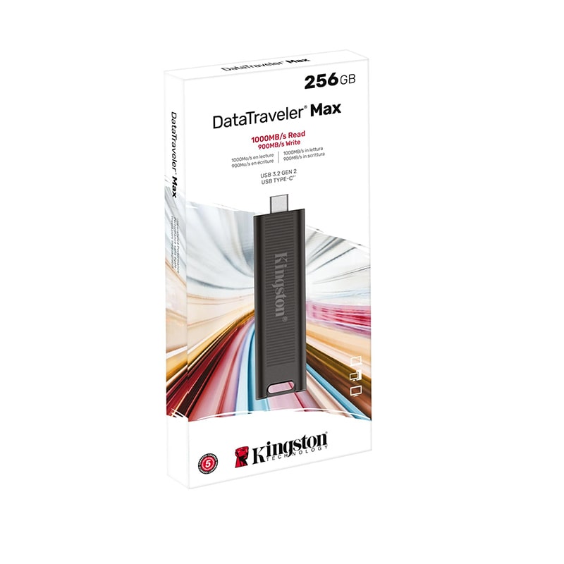 Usb ფლეშ მეხსიერება Kingston 256gb Datatraveler Max Usb 3 2 Type C Dt