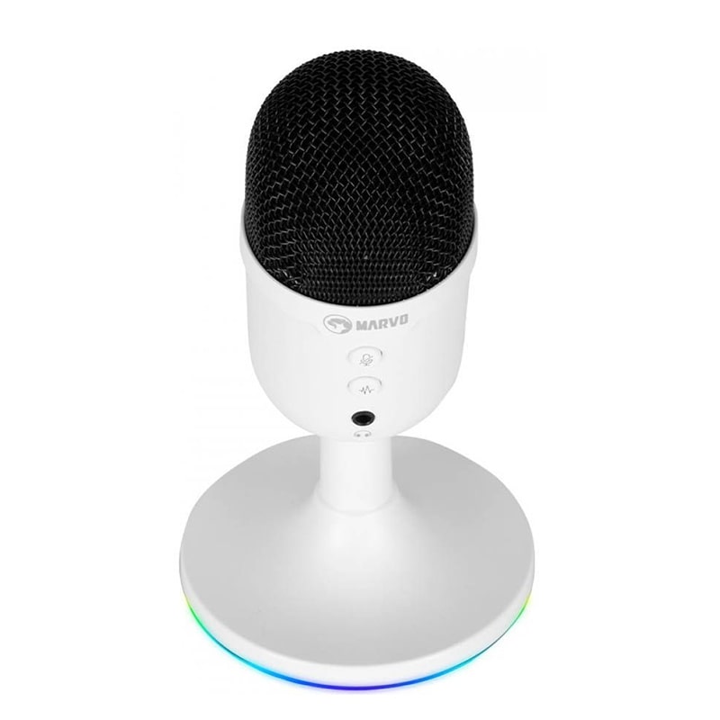მიკროფონი MARVO MIC-06 WH – ყიდვა ყველაზე იაფად ან განვადებით