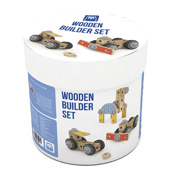 Toy wooden constructor set EurekaKids Construction new R2522 – ყიდვა ...