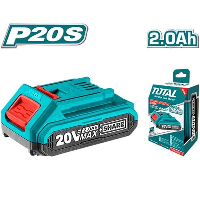 Battery 20V 2Ah TOTAL TFBLI20011 – ყიდვა ყველაზე იაფად ან განვადებით