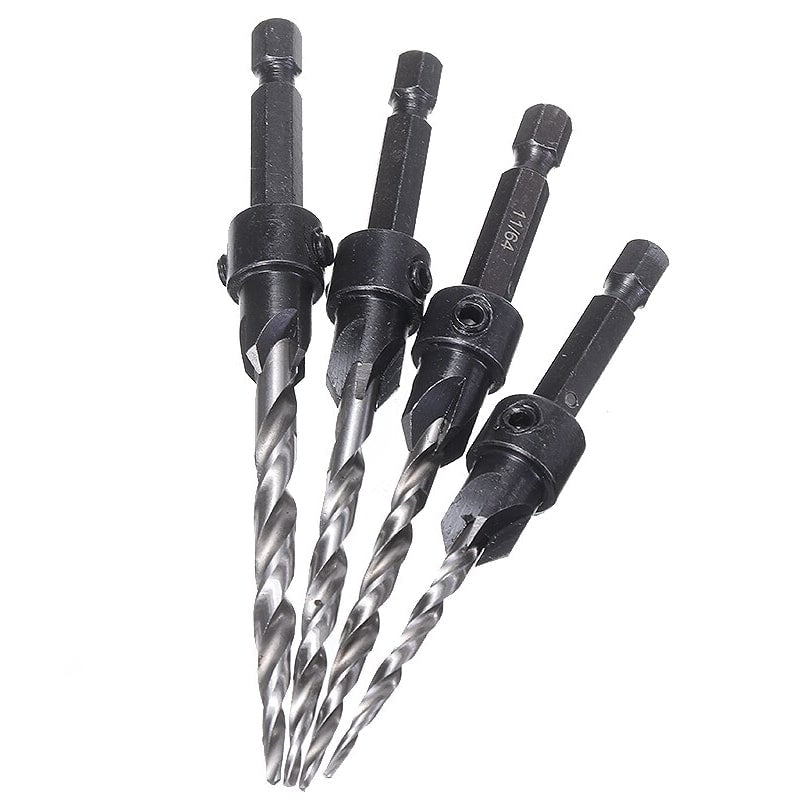4-piece drill bit set with size adjustment Samgu – ყიდვა ყველაზე იაფად ...