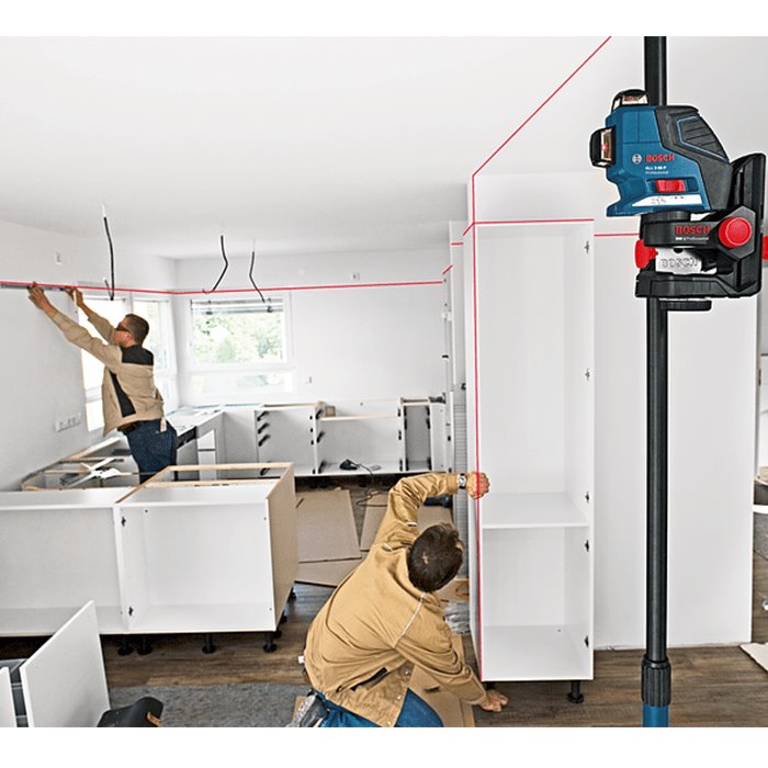 ლაზერული ნიველირი BOSCH GLL 3-80 P+BM1 – ყიდვა ყველაზე იაფად ან განვადებით