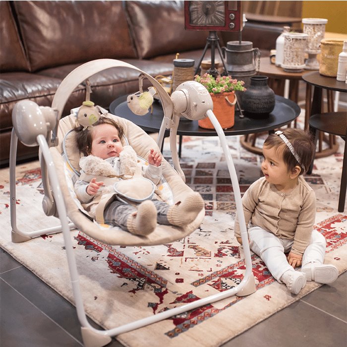 Baby electric swing LORELLI PORTOFINO Grey(10090061901) – ყიდვა ყველაზე ...