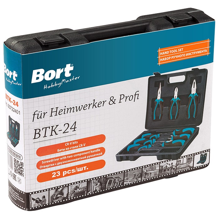 Hand tool set BORT 23 pcs BTK-24 – ყიდვა ყველაზე იაფად ან განვადებით
