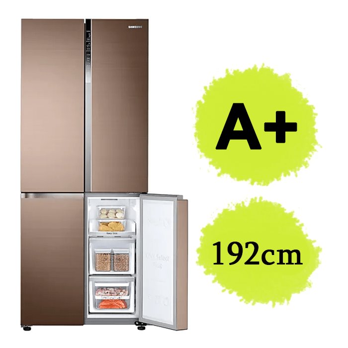Refrigerator with dry frost Samsung RF50K5961DP/WT Class A+ – ყიდვა ...